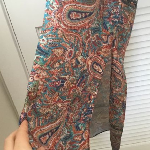 Zara | Dresses | Zara Woman Boho Maxi Dress | Poshmark
